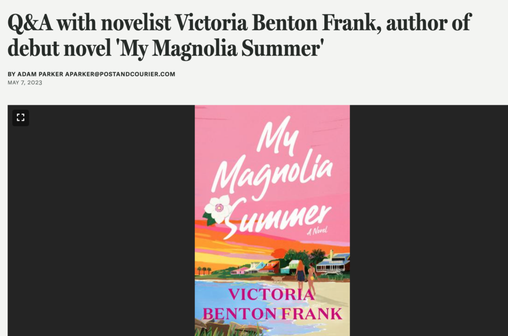 In The News - Victoria Benton Frank